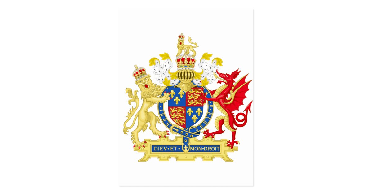 England Coat of arms Postcard | Zazzle.com