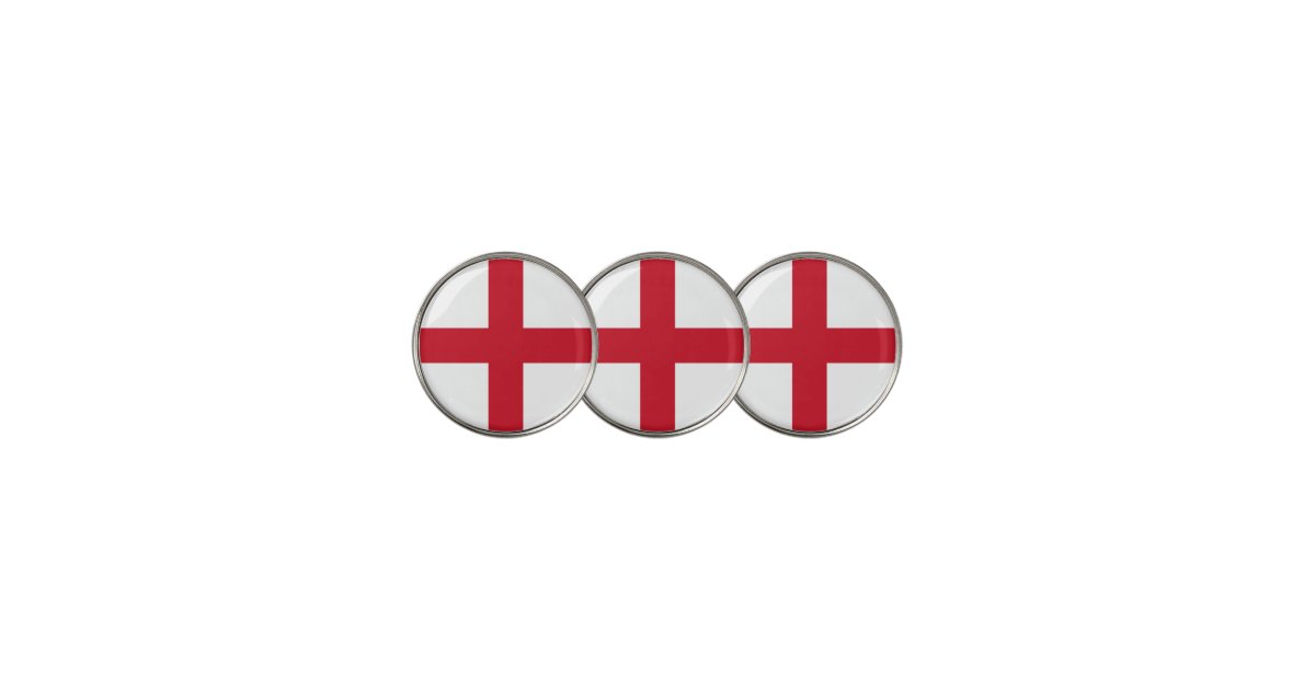 England flag golf ball marker | Zazzle