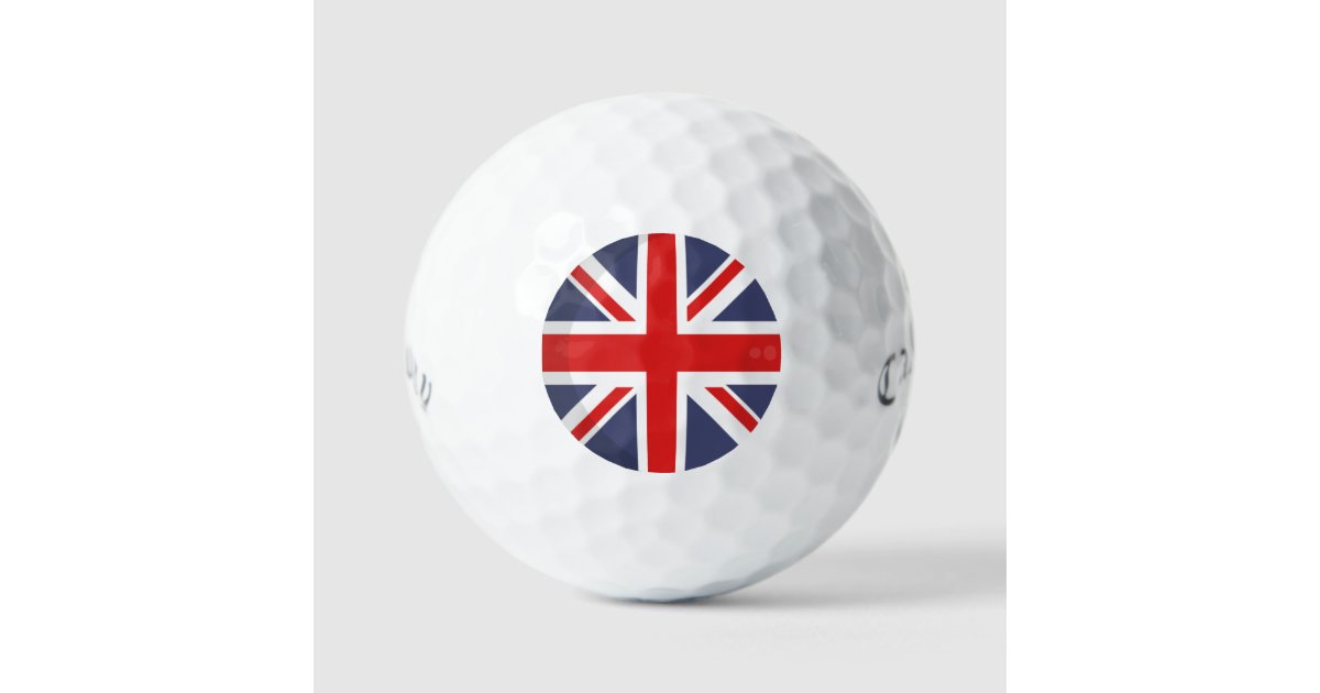 England FLAG Golf Balls | Zazzle