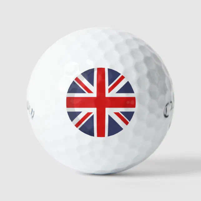 England FLAG Golf Balls | Zazzle