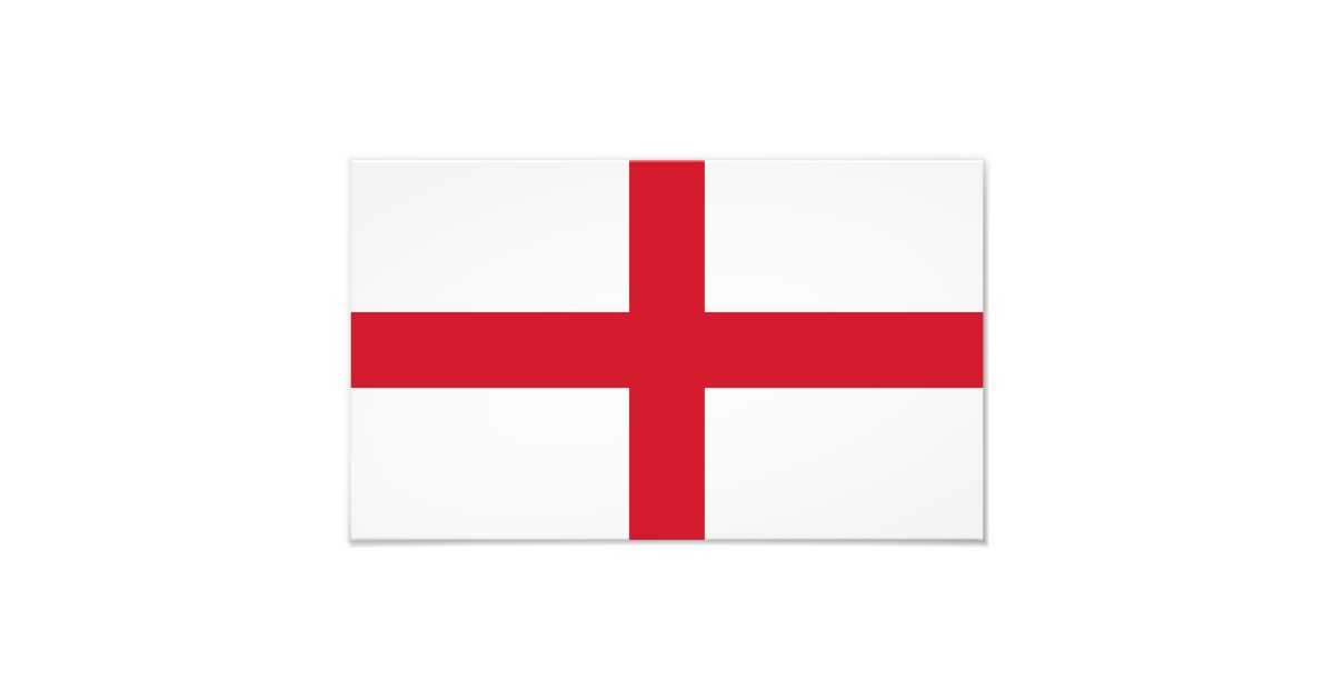 England Flag Photo Print | Zazzle
