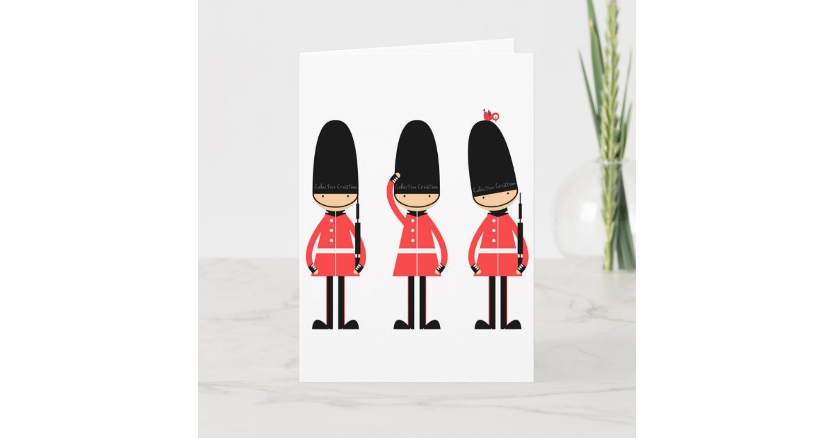 England London Guard Design Holiday Card | Zazzle