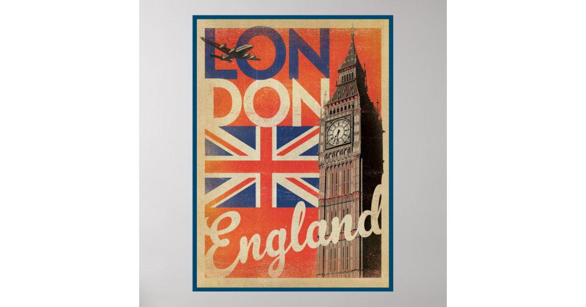 England, London. U.k. Poster | Zazzle