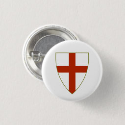 ENGLAND ST GEORGE CROSS SHIELD PIN BADGE | Zazzle