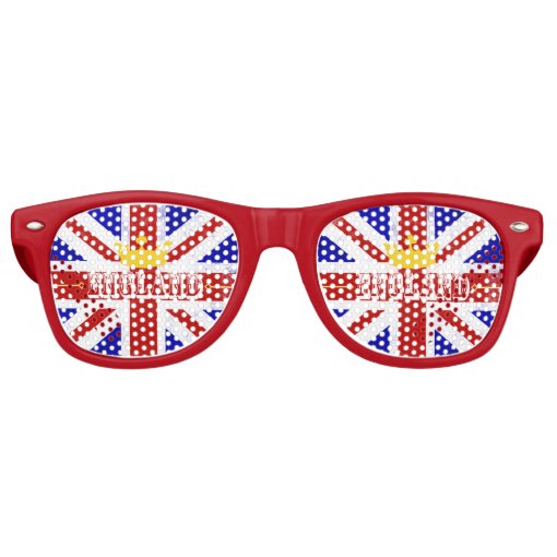 England Union Jack British Themed Distressed Flag Retro Sunglasses | Zazzle