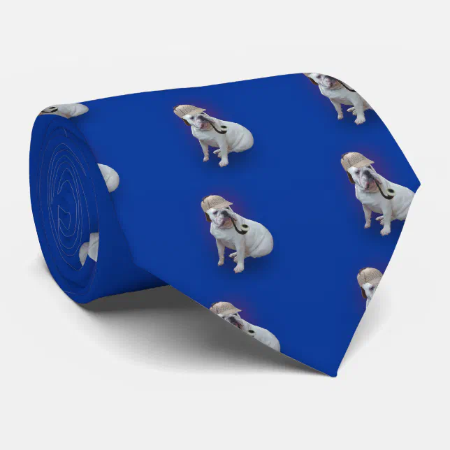 English bulldog neck tie | Zazzle