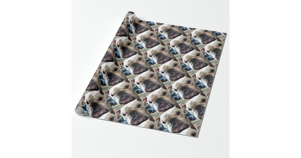English Bulldog Wrapping Paper | Zazzle
