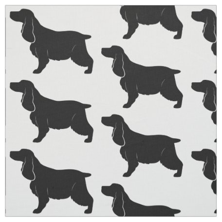 English Cocker Spaniel Painting - Original Dog Art Fabric | Zazzle