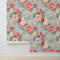 English Countryside Flower Gardens Wallpaper | Zazzle
