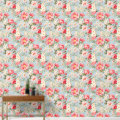 English Countryside Flower Gardens Wallpaper | Zazzle