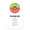 English Español bilingual symbol | Zazzle