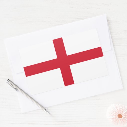 English Flag, Flag of England Rectangular Sticker | Zazzle