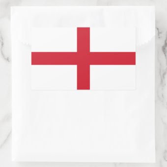 English Flag, Flag of England Rectangular Sticker | Zazzle
