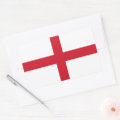 English Flag Rectangular Sticker | Zazzle