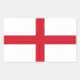 English Flag Rectangular Sticker | Zazzle