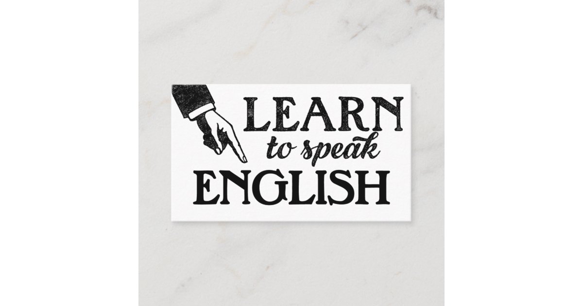 English Language Lessons Business Cards | Zazzle