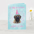English Mastiff Birthday Card | Zazzle