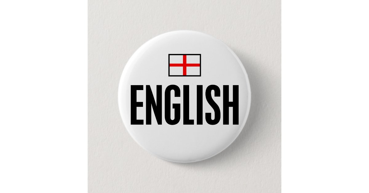 English Pinback Button | Zazzle