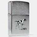 English pointer dog zippo lighter | Zazzle