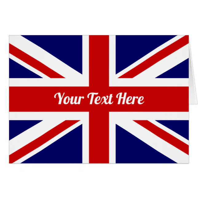 English pride custom British Union Jack flag | Zazzle