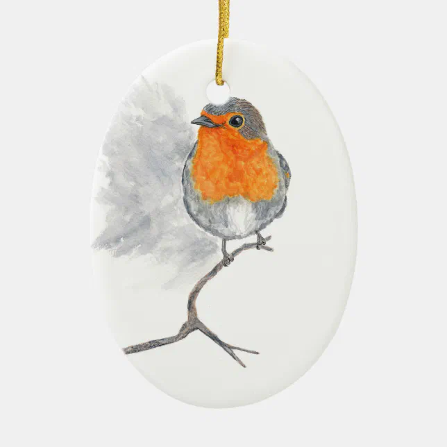 English Robin Ornament | Zazzle