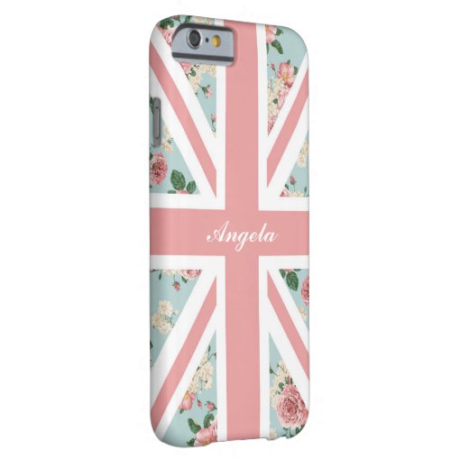 English Roses Union Jack Flag Case-Mate iPhone Case | Zazzle