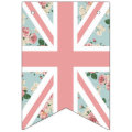 English Roses Union Jack Party Bunting Flags | Zazzle