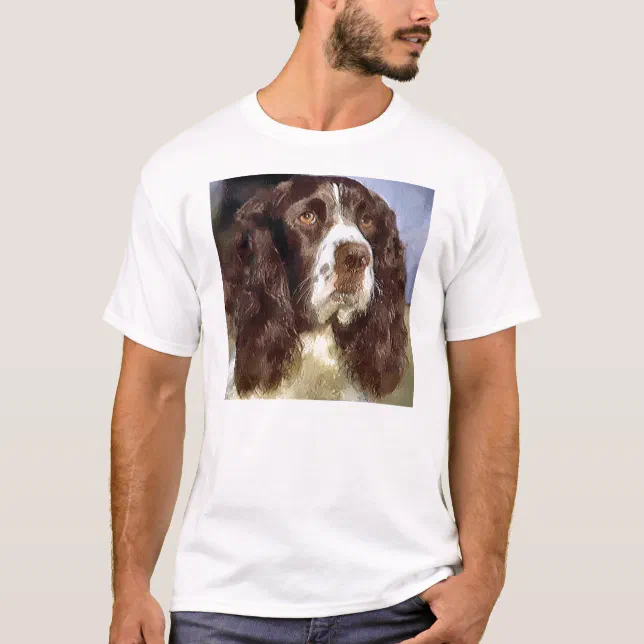 English Springer Spaniel Art Gifts Apparel T-Shirt | Zazzle