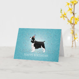 English Springer Spaniel Birthday Design. Card | Zazzle