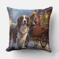 English Springer Spaniel Christmas Festive Season Throw Pillow | Zazzle