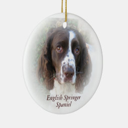 English Springer Spaniel Christmas Ornament | Zazzle