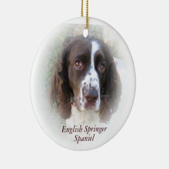 English Springer Spaniel Christmas Ornament | Zazzle