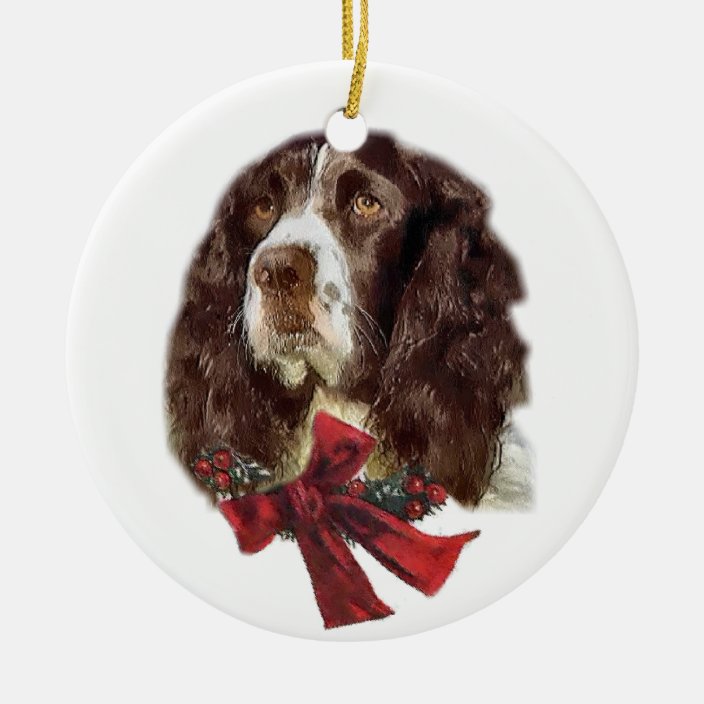 English Springer Spaniel Christmas Ornaments | Zazzle.com