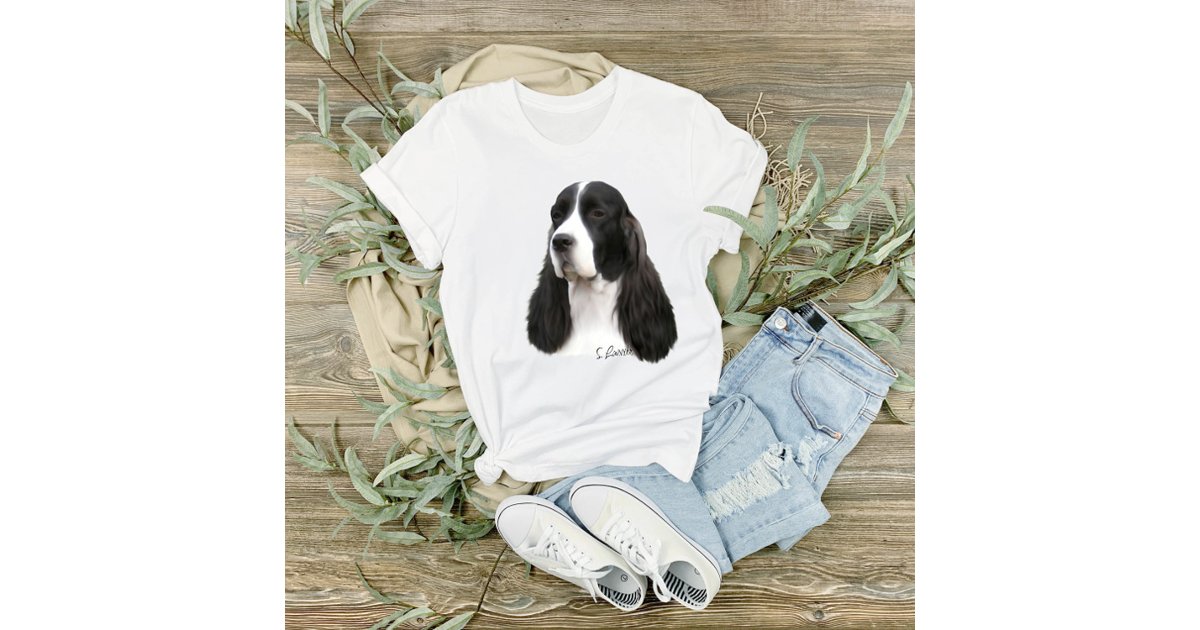 English Springer Spaniel Dog T-Shirt | Zazzle