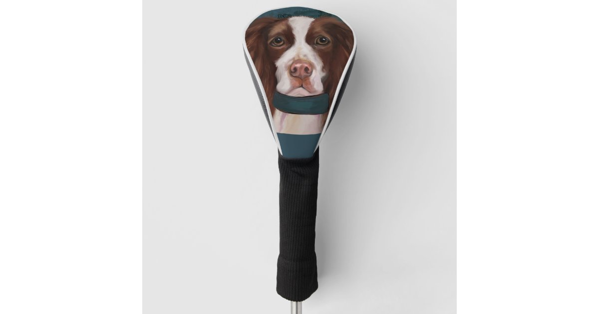 English Springer Spaniel Golf Head Cover | Zazzle