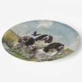 English Springer Spaniels ,Art Paper Plates | Zazzle