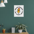 English Teachers Are Always Write Funny Pencil Pun Poster | Zazzle