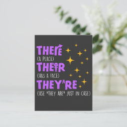 English Teaching School Grammar Teacher Postcard | Zazzle