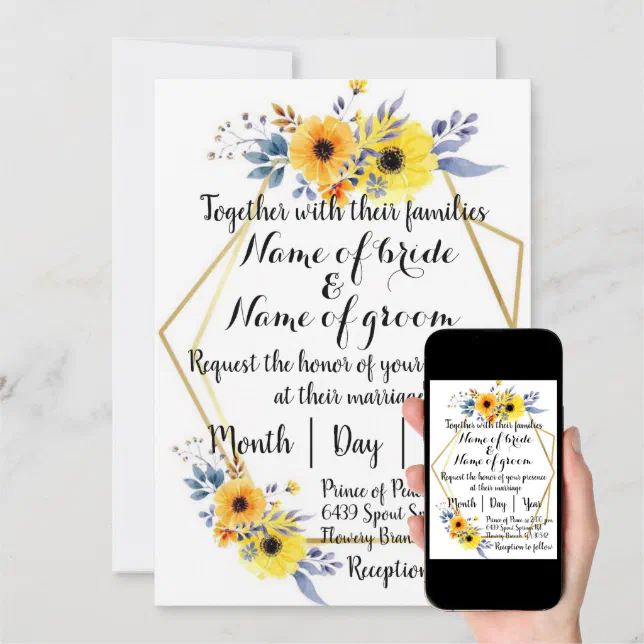 English Wedding Invitation | Zazzle