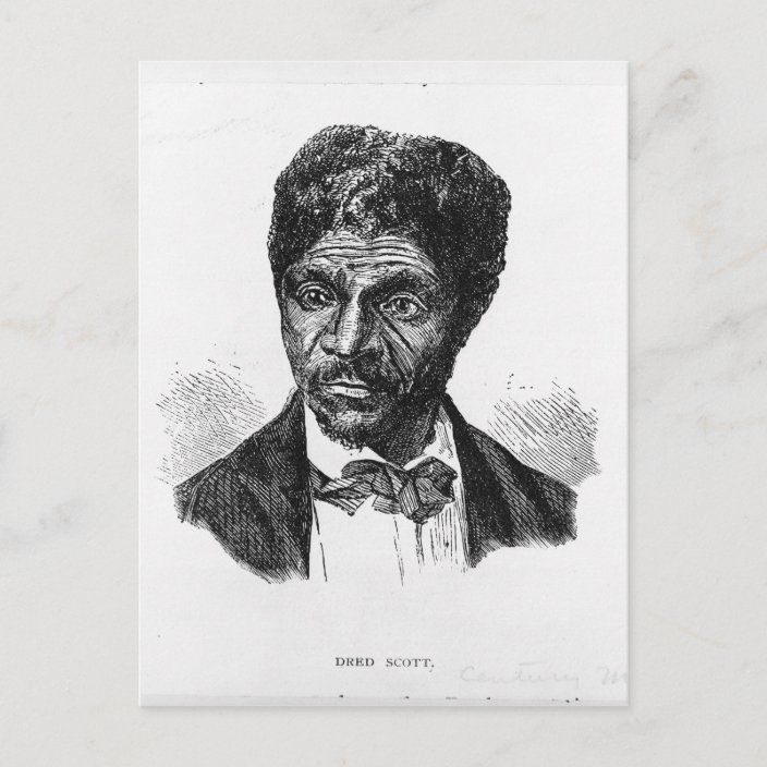 Engraved Portrait of African American Dred Scott Postcard | Zazzle.com