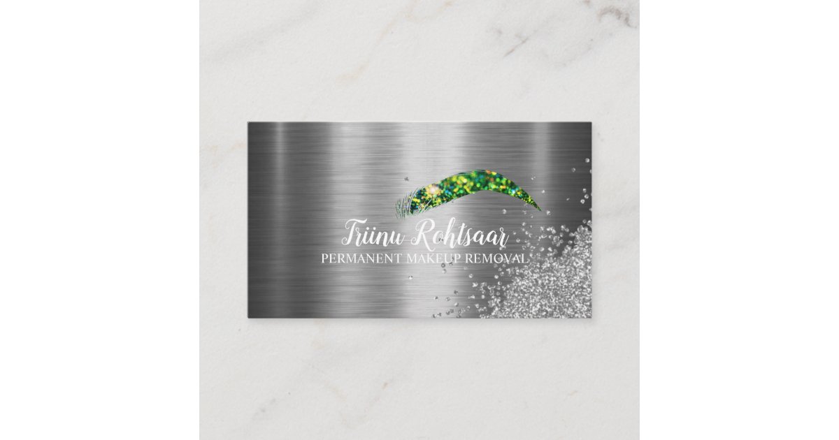 Enhance Look with Permanent Makeup Business Card | Zazzle