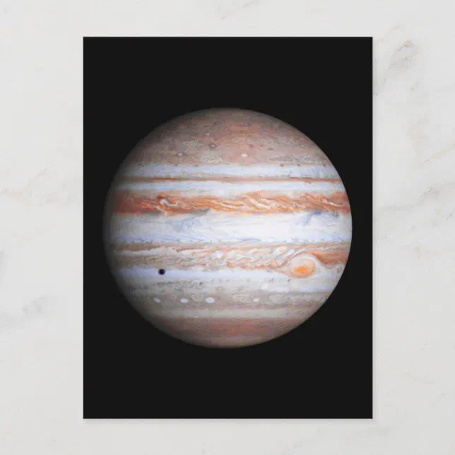 ENHANCED image of Jupiter Cassini flyby NASA Postcard | Zazzle