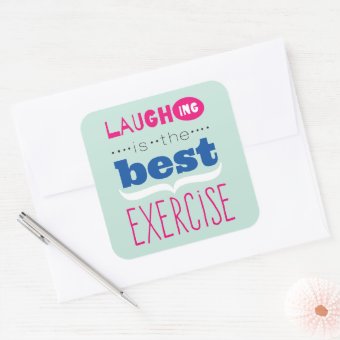 Enjoy Life Square Sticker | Zazzle