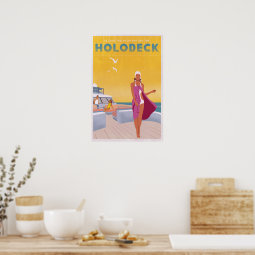 Enjoy the Holodeck Poster | Zazzle