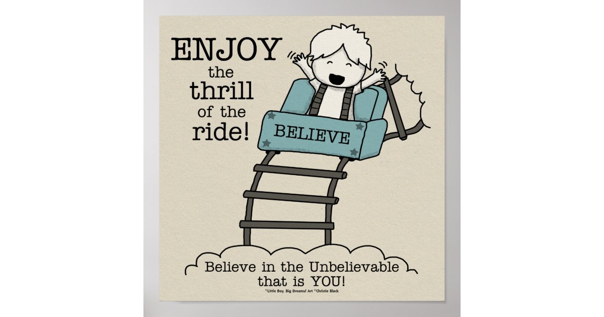Enjoy the Ride Poster | Zazzle