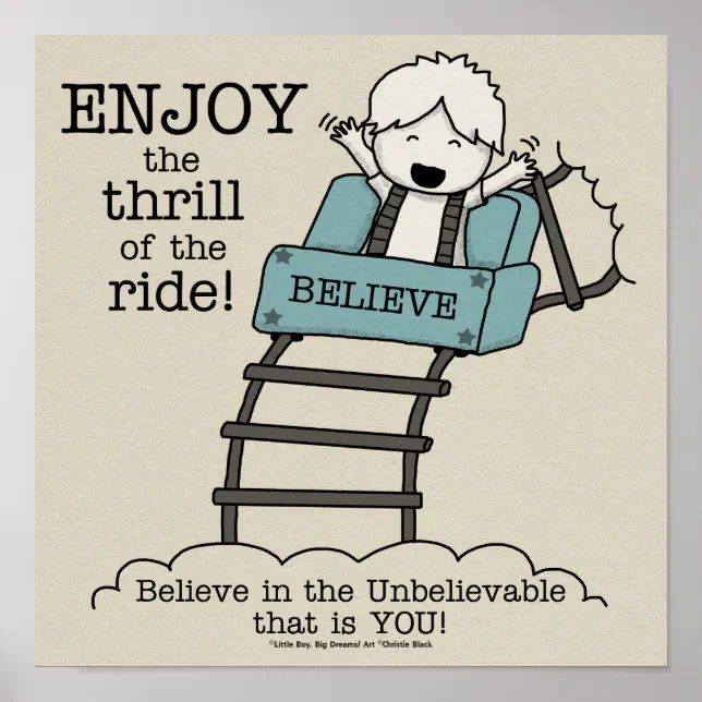 Enjoy the Ride Poster | Zazzle