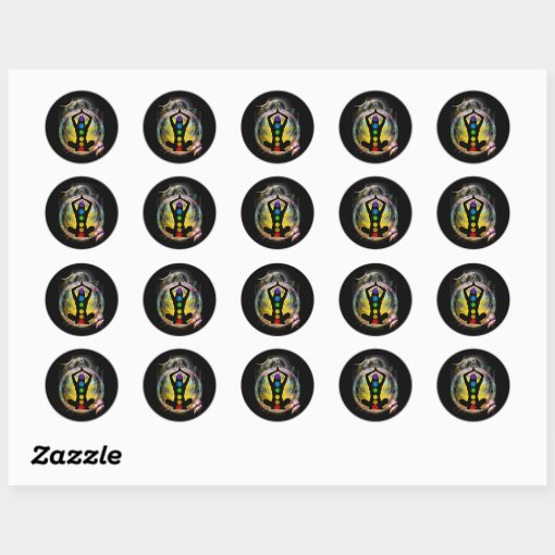 Enlightened Classic Round Sticker | Zazzle