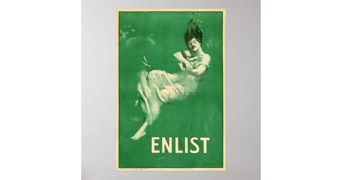 ENLIST POSTER | Zazzle