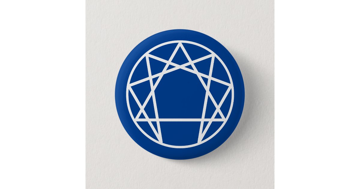 Enneagram Symbol Button | Zazzle