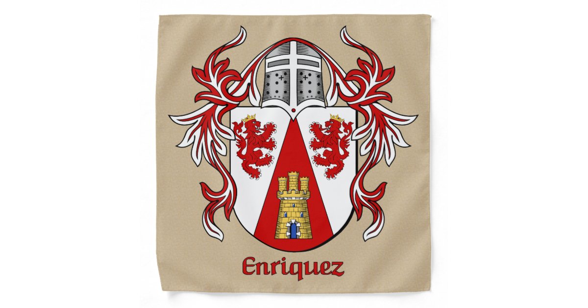 Enriquez Historical Coat of Arms Bandana | Zazzle